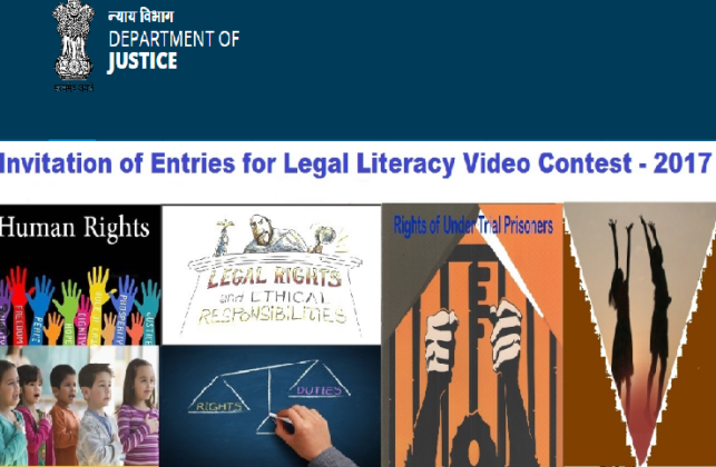Invitation of Entries for Legal Literacy Video Contest -2017 ...