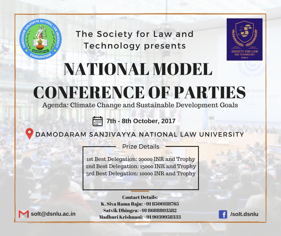DSNLU National Model Conference of Parties: 7th-8th October, 2017 - LawOF