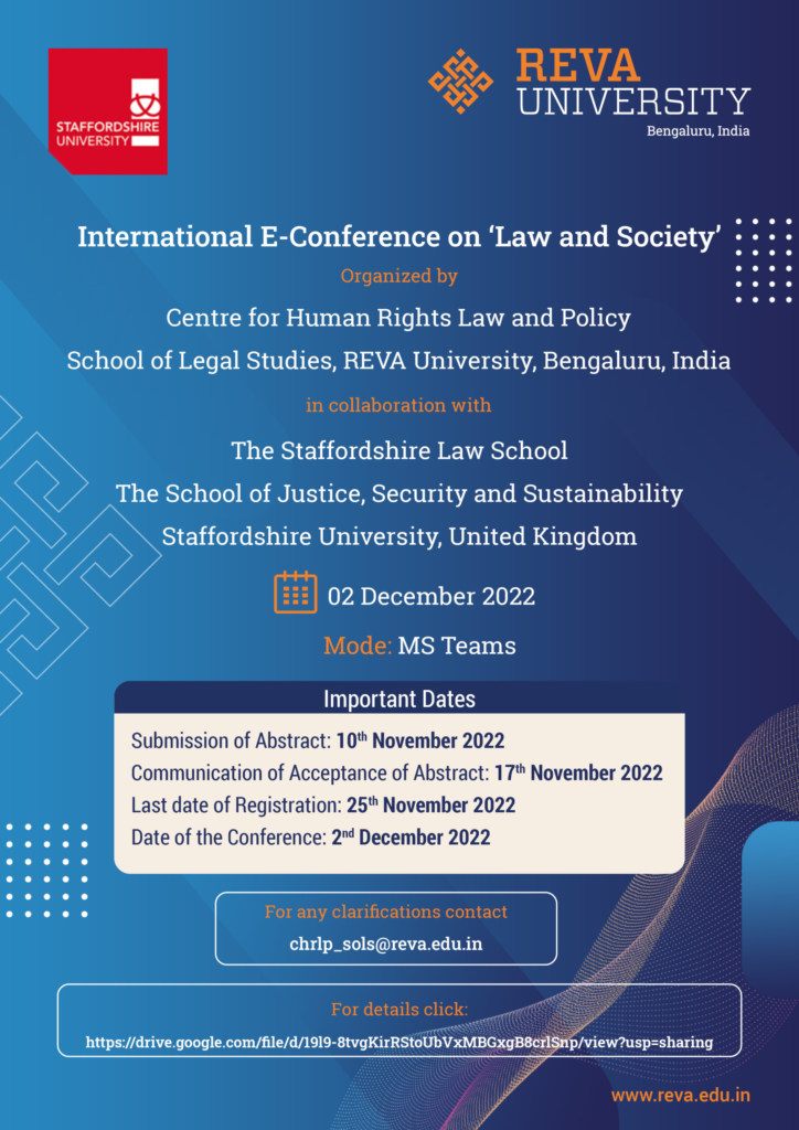 International Conference for Law Students on ‘Law and Society’ in ...